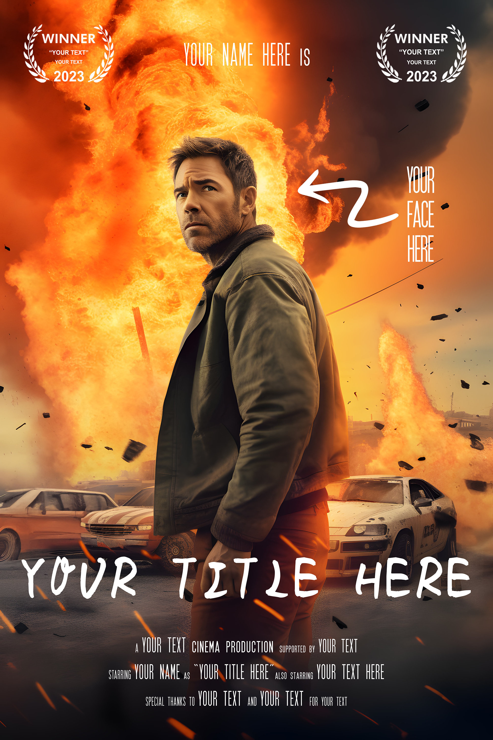 Custom Action Movie Poster Premium Framed Art or Digital - Etsy