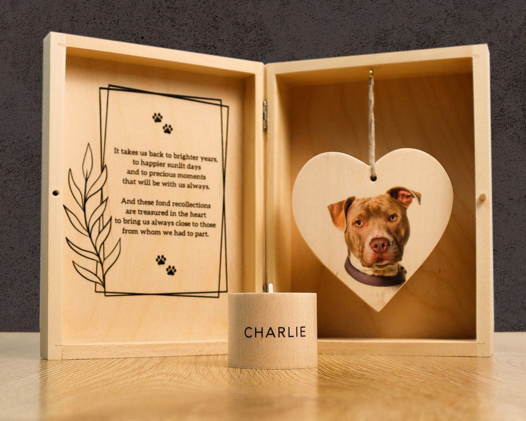 In Loving Memory: Personalized Wooden Pet Memorial Gift - Etsy