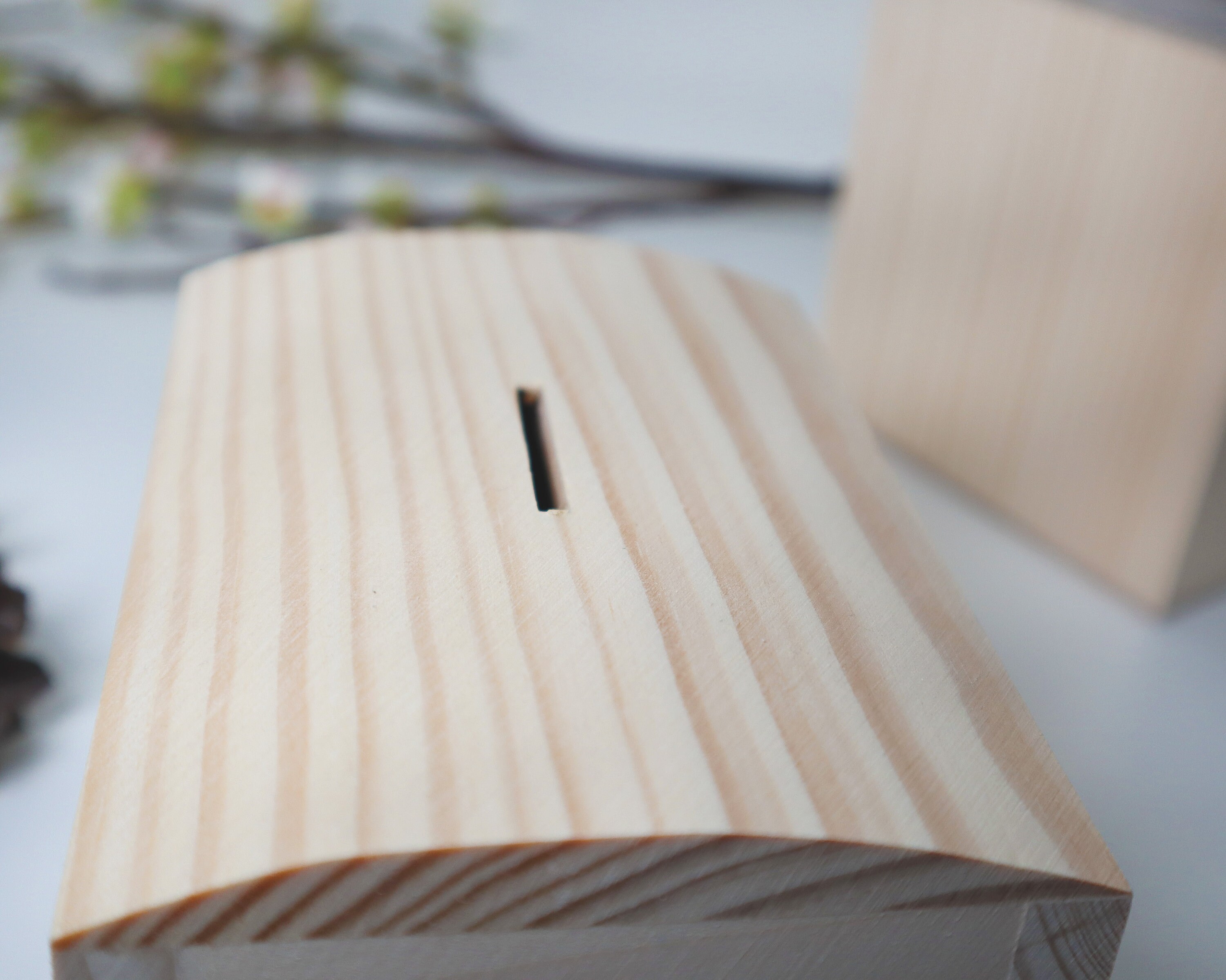 Blank Wooden Money Box, Unfinished Coin Jar, Craft Blank Piggy Bank - Etsy