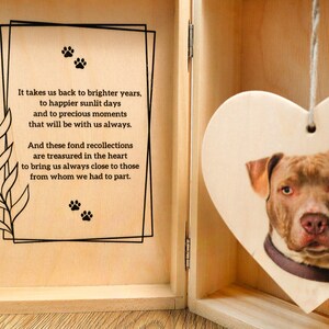 In Loving Memory: Personalized Wooden Pet Memorial Gift - Etsy