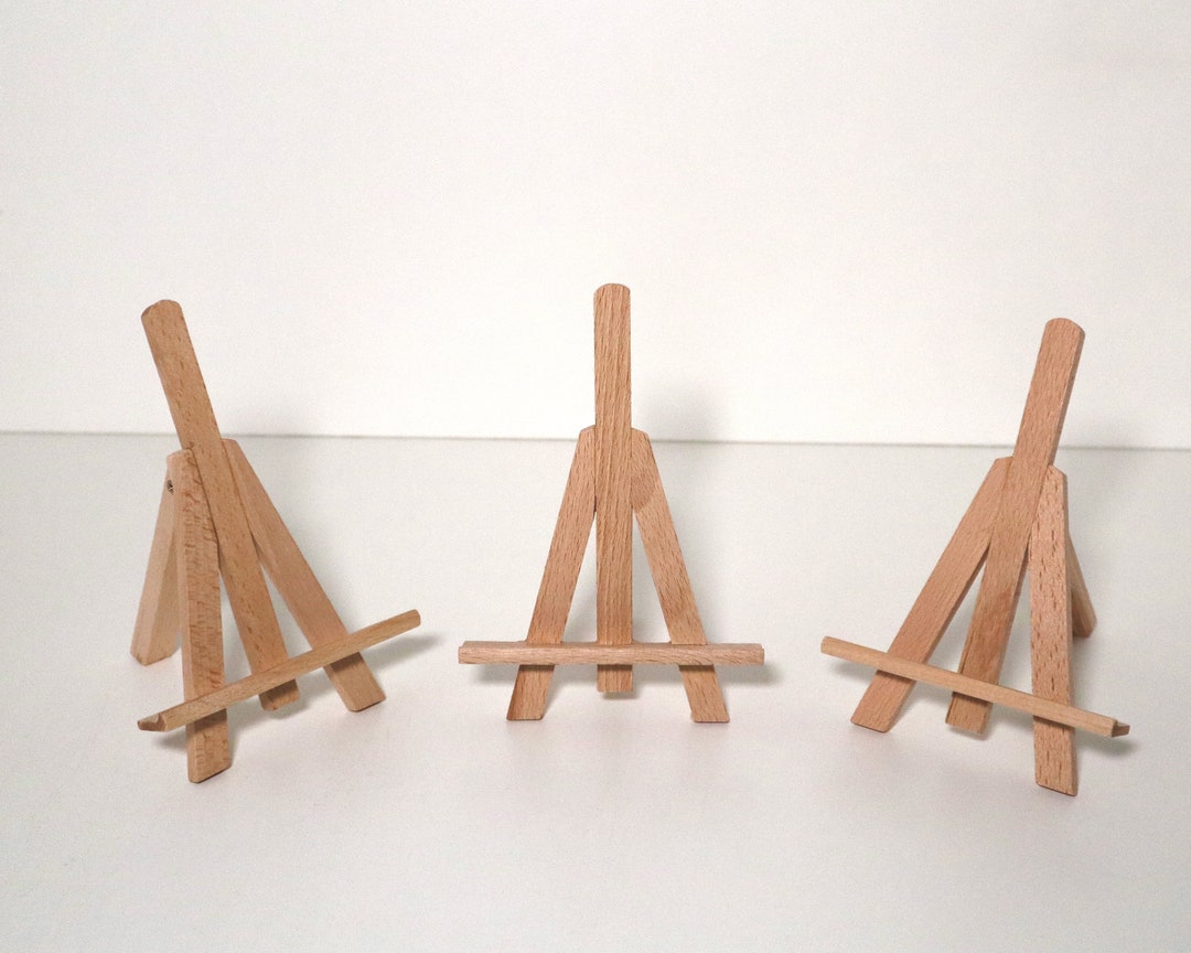 Mini Easel, Small Sign Stand, Wooden Sign Easel, Wedding Table Number ...
