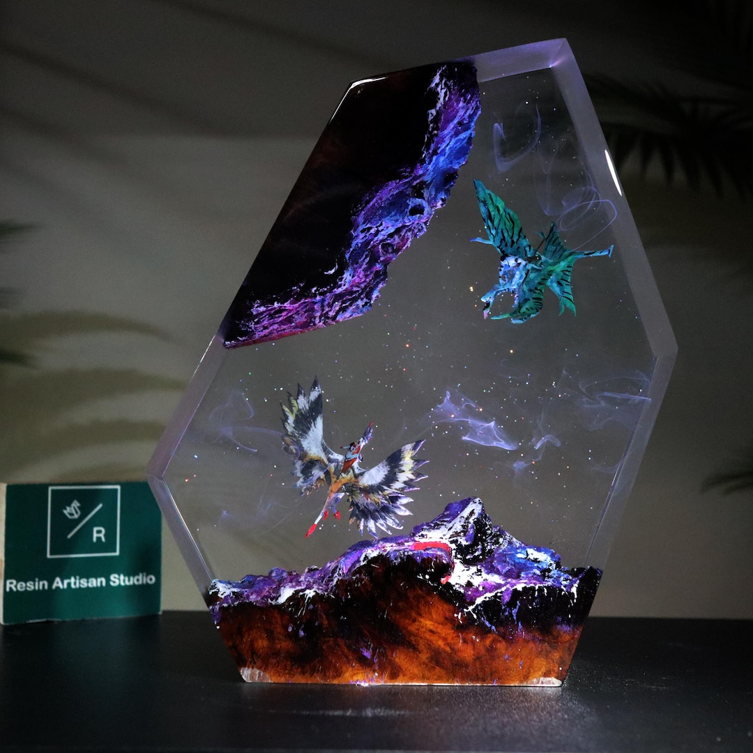 Diorama Windtraders Jake Sully VS Nightwraith Varang Avatar 3 Resin ...
