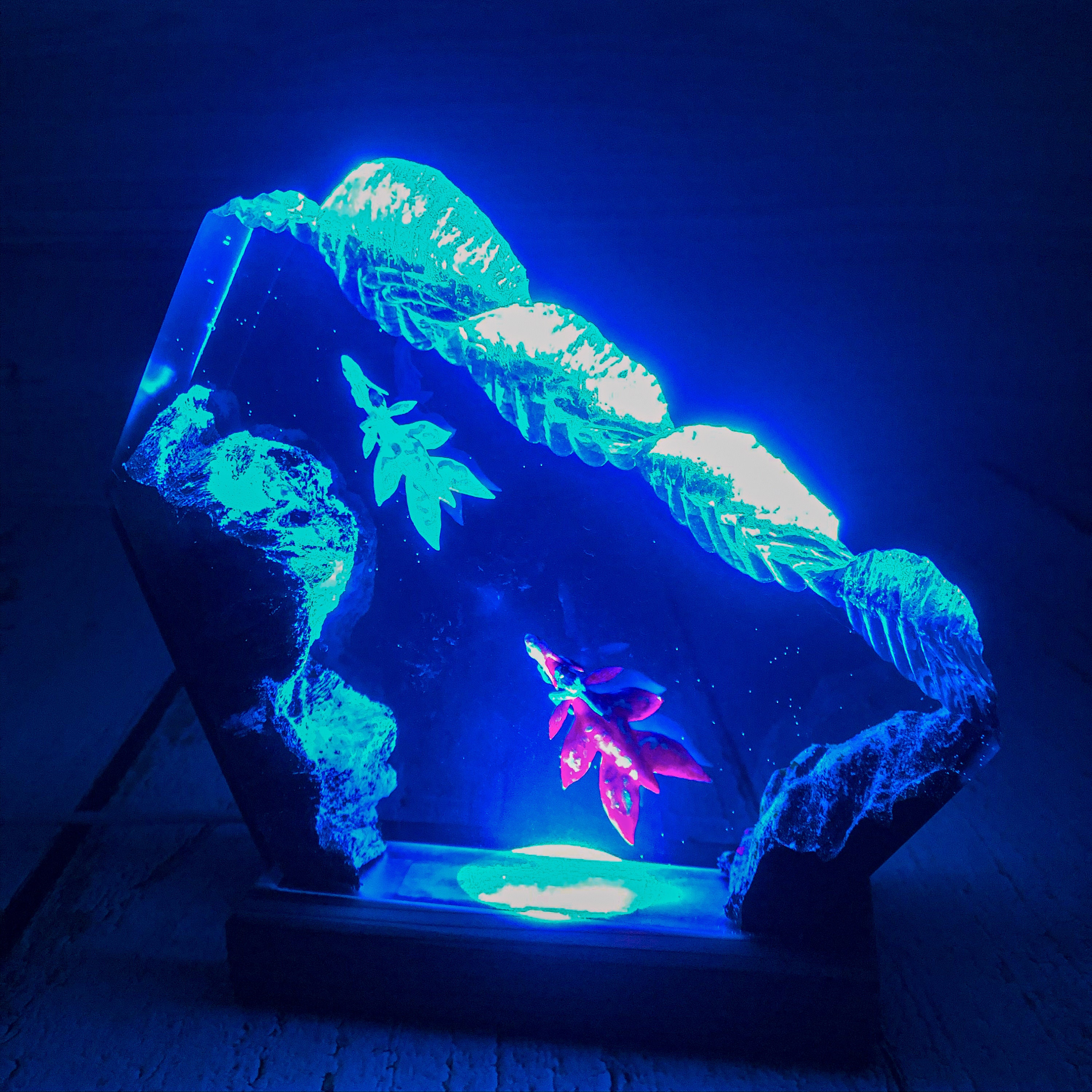 Avatar the Way of Water Resin Epoxy Lamp Wood Resin Lamp - Etsy