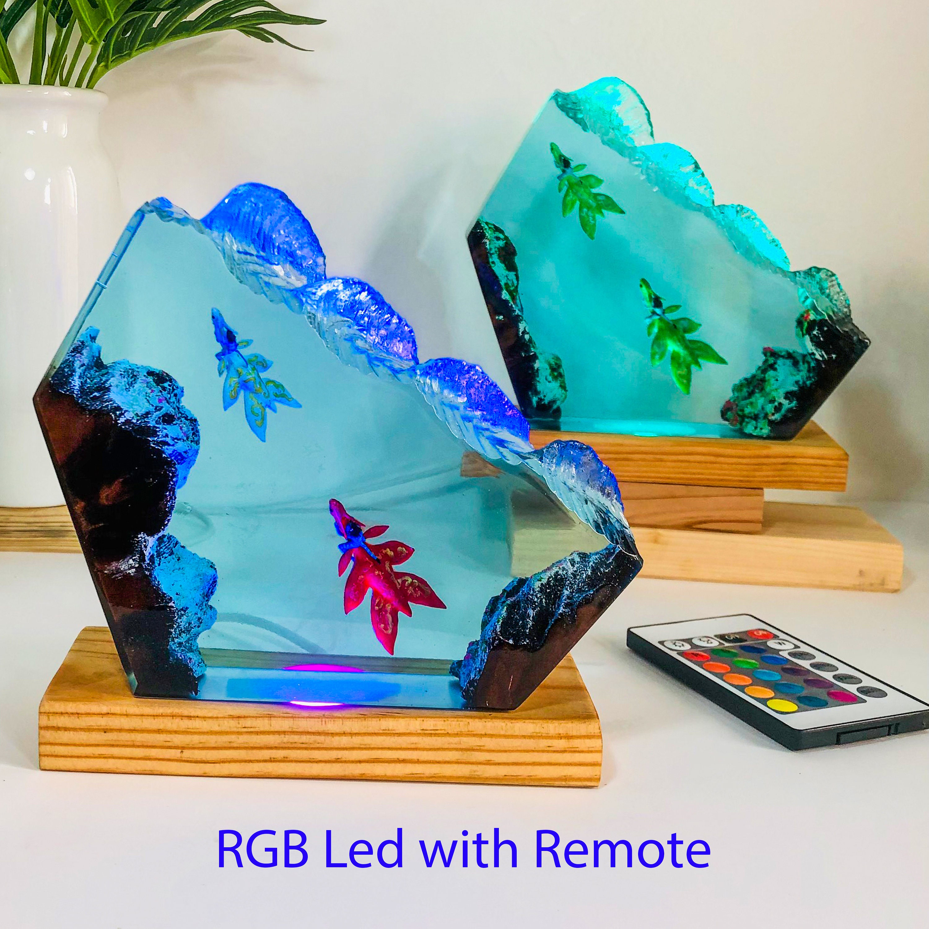 Avatar the Way of Water Resin Epoxy Lamp Wood Resin Lamp - Etsy