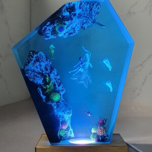 Avatar the Way of Water, Ilu Ft Kiri Avatar 2, Resin Lamp, Ocean Resin ...