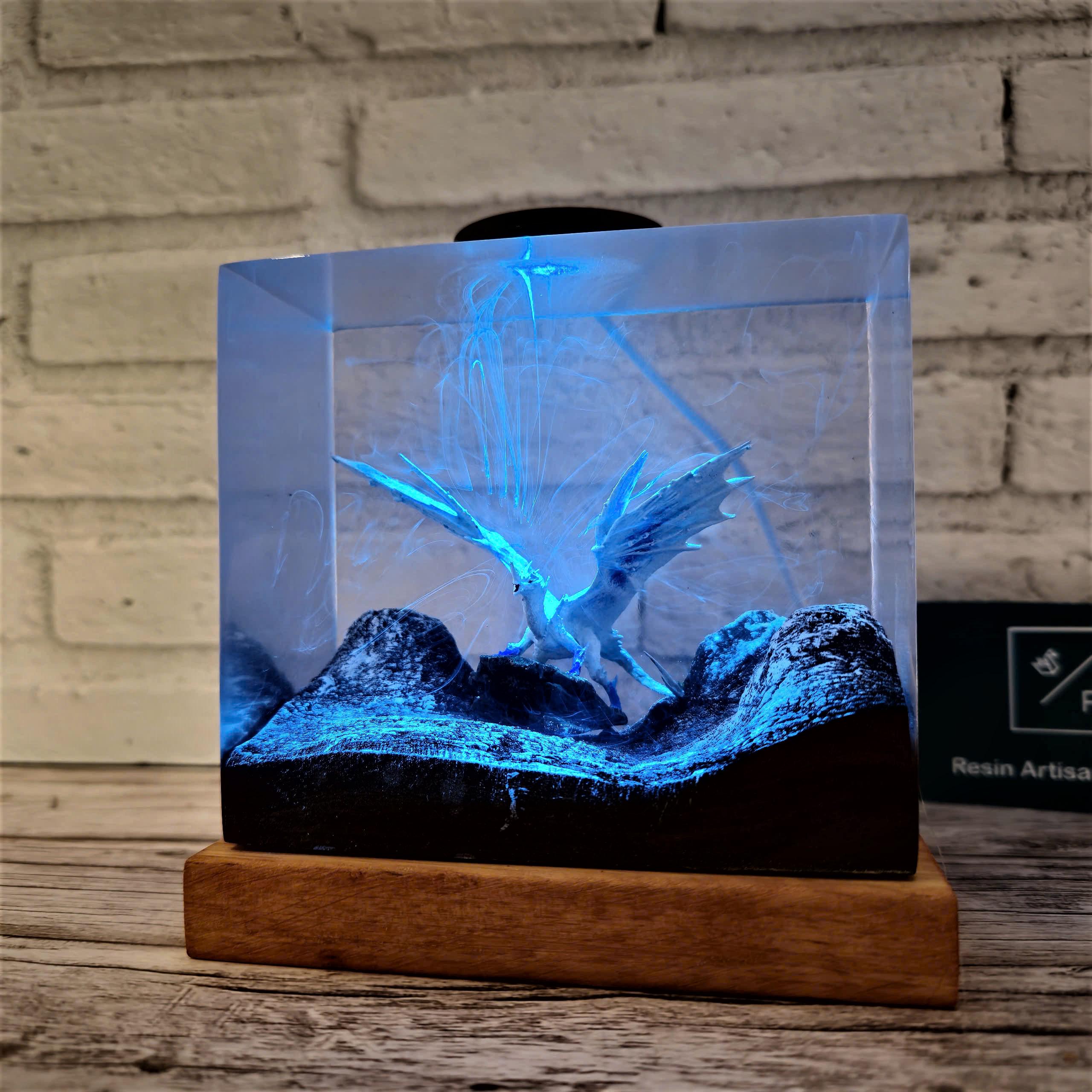 Customer Hunter Monster Lamp, Valentine Gift Ice Dragon, the Iceborne ...