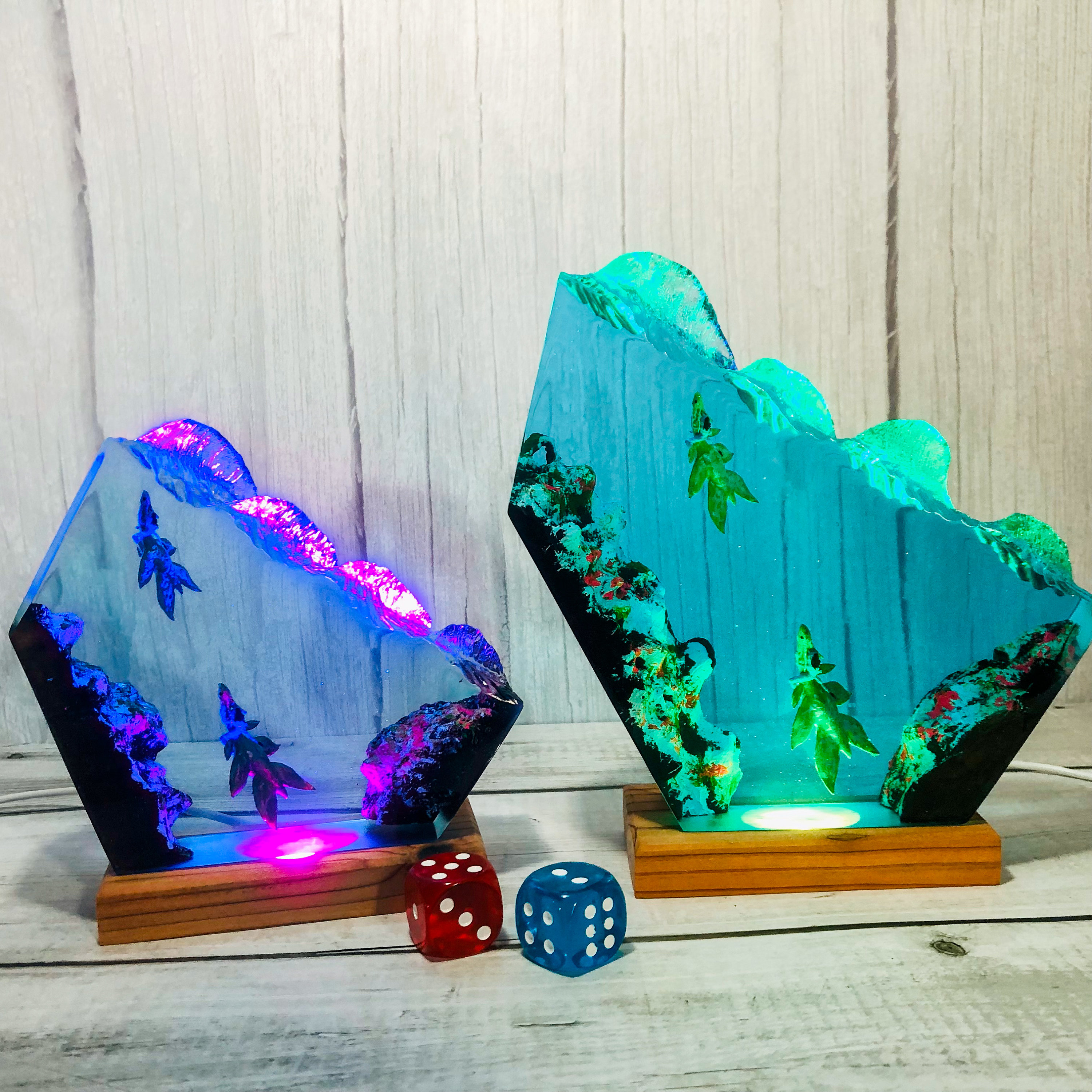 Avatar the Way of Water Resin Epoxy Lamp Wood Resin Lamp - Etsy