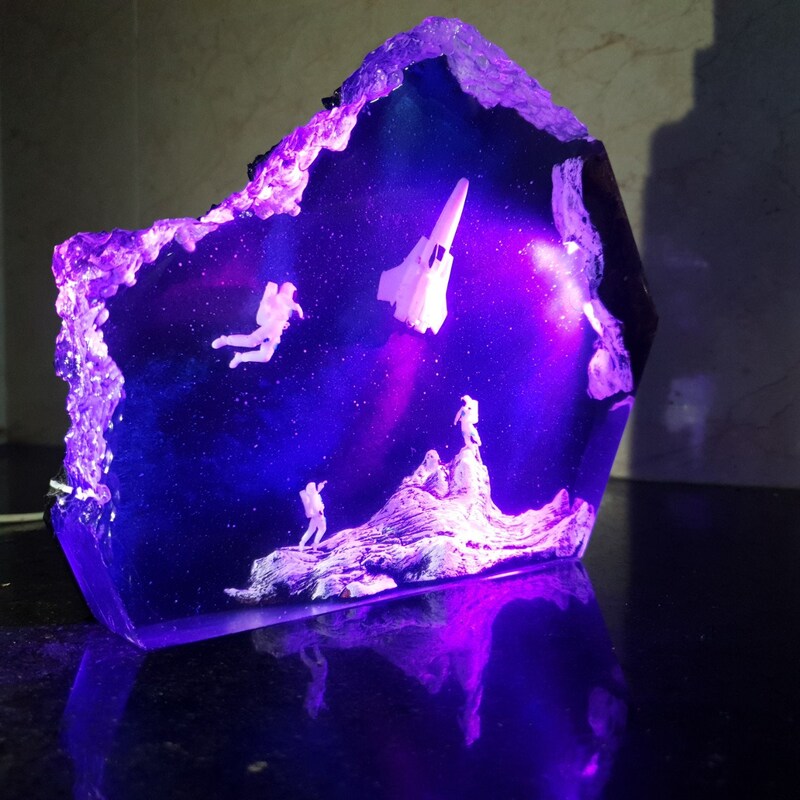 Space Lamp - Etsy