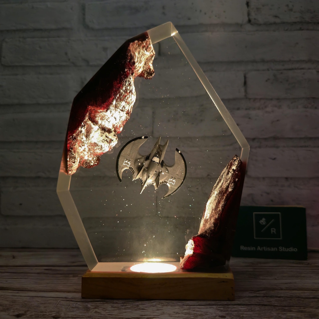 Batwing DC Figure, Batwing Statue, Batwing Model, Resin Lamp, Wood Lamp ...