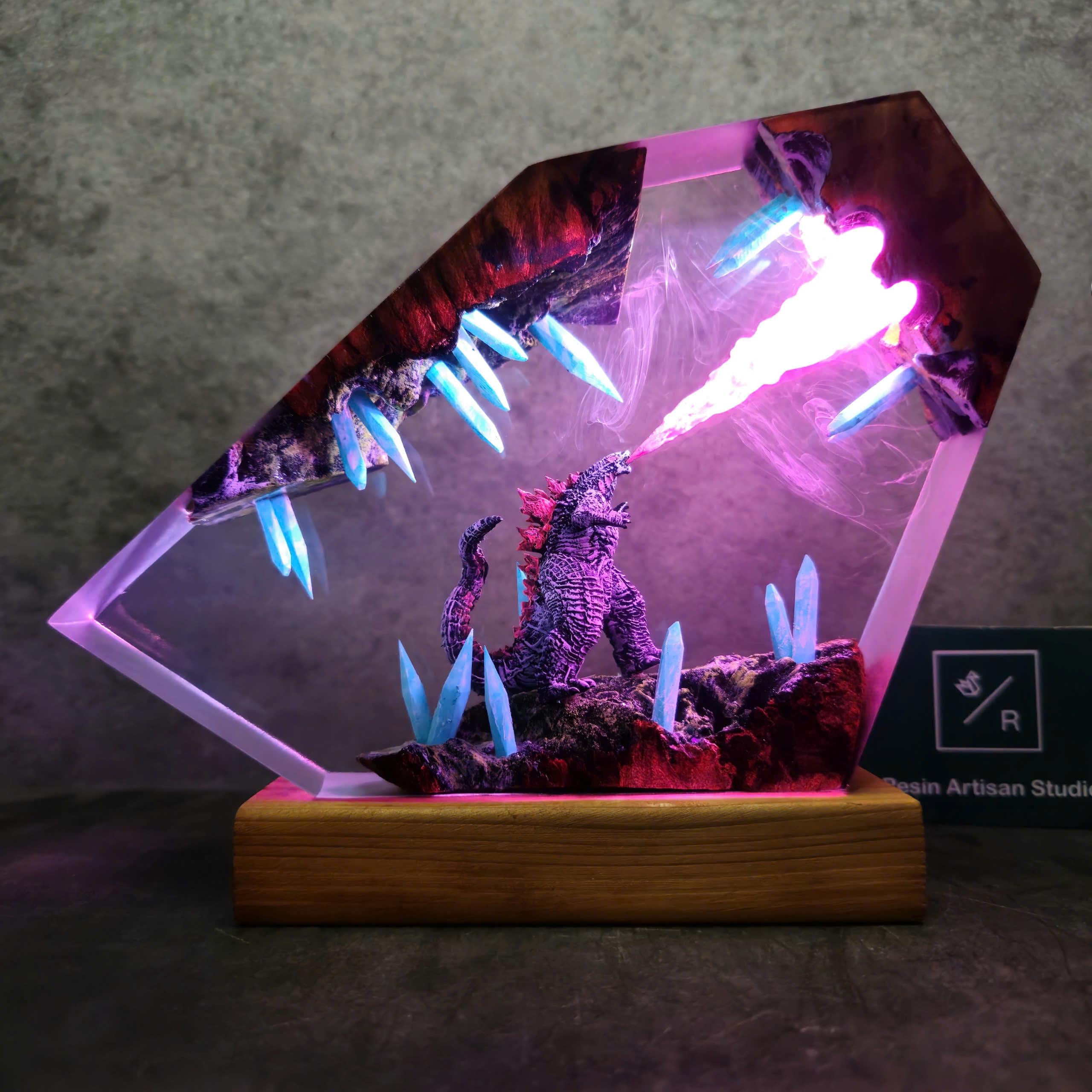 Xmas Night Light, Diorama Monster and the Land Inside the Earth ...