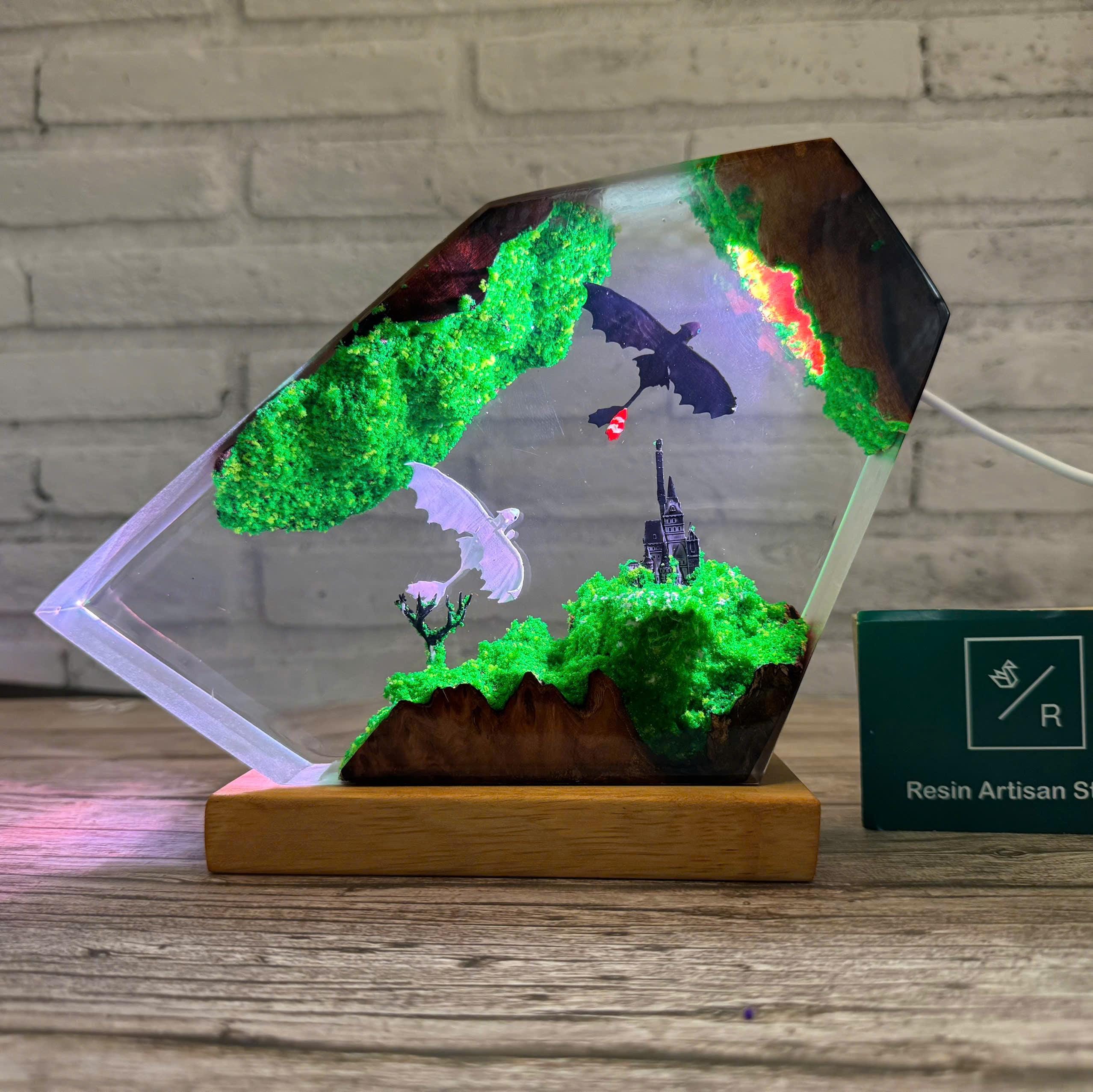 To.oth.less Night Lights, T.ooth.less and L.ight Fu.ry Epoxy Lamp Table ...
