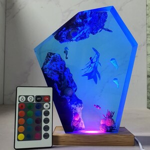 Avatar the Way of Water, Ilu Ft Kiri Avatar 2, Resin Lamp, Ocean Resin ...