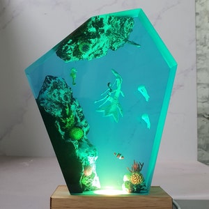 Avatar the Way of Water, Ilu Ft Kiri Avatar 2, Resin Lamp, Ocean Resin ...