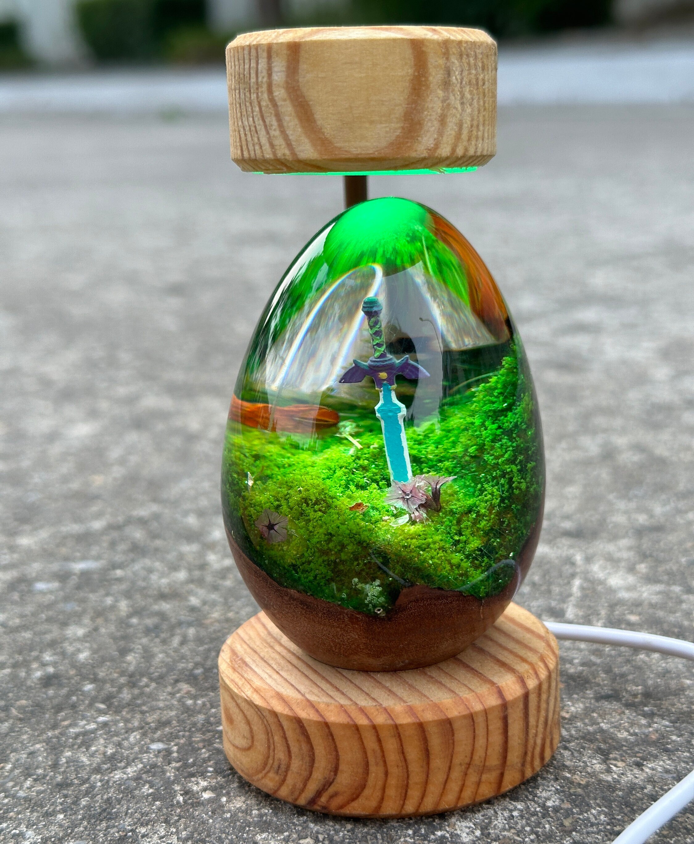 Rusty Master Sword Desk Decor-handcrafted Resin Wood Eggs With - Etsy