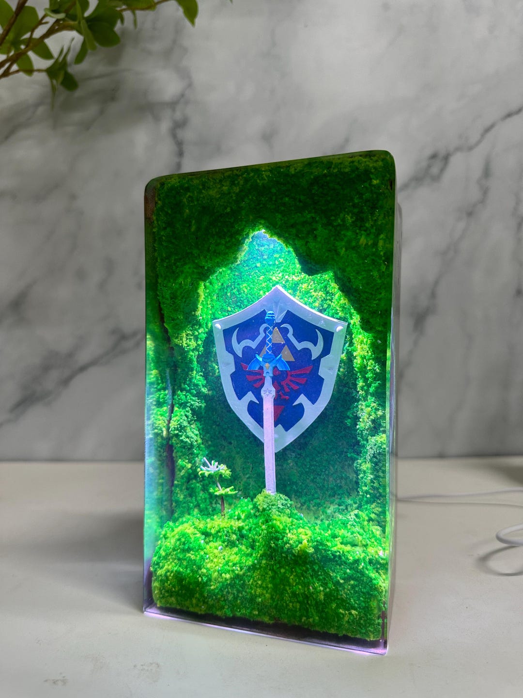 Rusty Master Sword Desk Decor, Hylian Shield, Loz /TOTK BOTW, Christmas ...