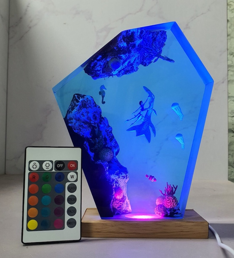 Avatar the Way of Water, Ilu Ft Kiri Avatar 2, Resin Lamp, Ocean Resin ...