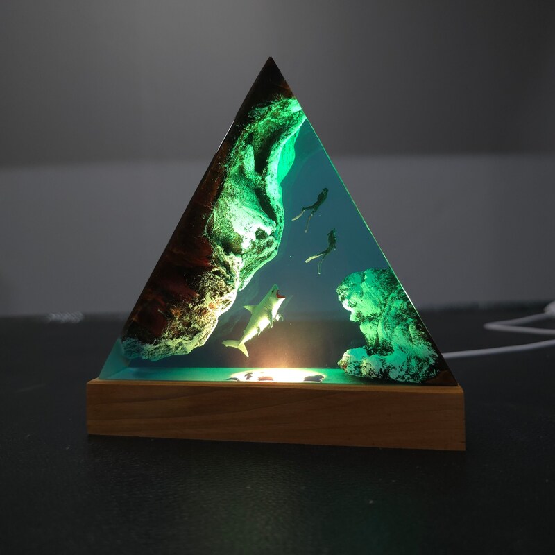 Epoxy Lamp - Etsy