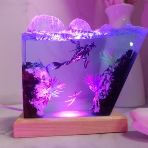 Avatar the Way of Water, Tulkun Ft Kiri Avatar 2, Resin Lamp, Ocean ...