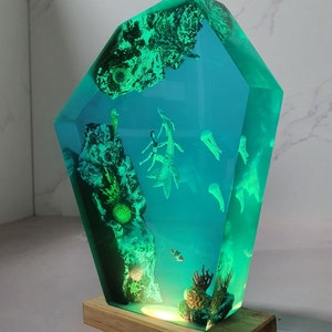 Avatar the Way of Water, Ilu Ft Kiri Avatar 2, Resin Lamp, Ocean Resin ...