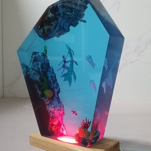 Avatar the Way of Water, Ilu Ft Kiri Avatar 2, Resin Lamp, Ocean Resin ...
