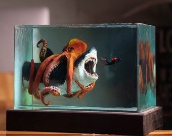 Carved Octopus - Etsy