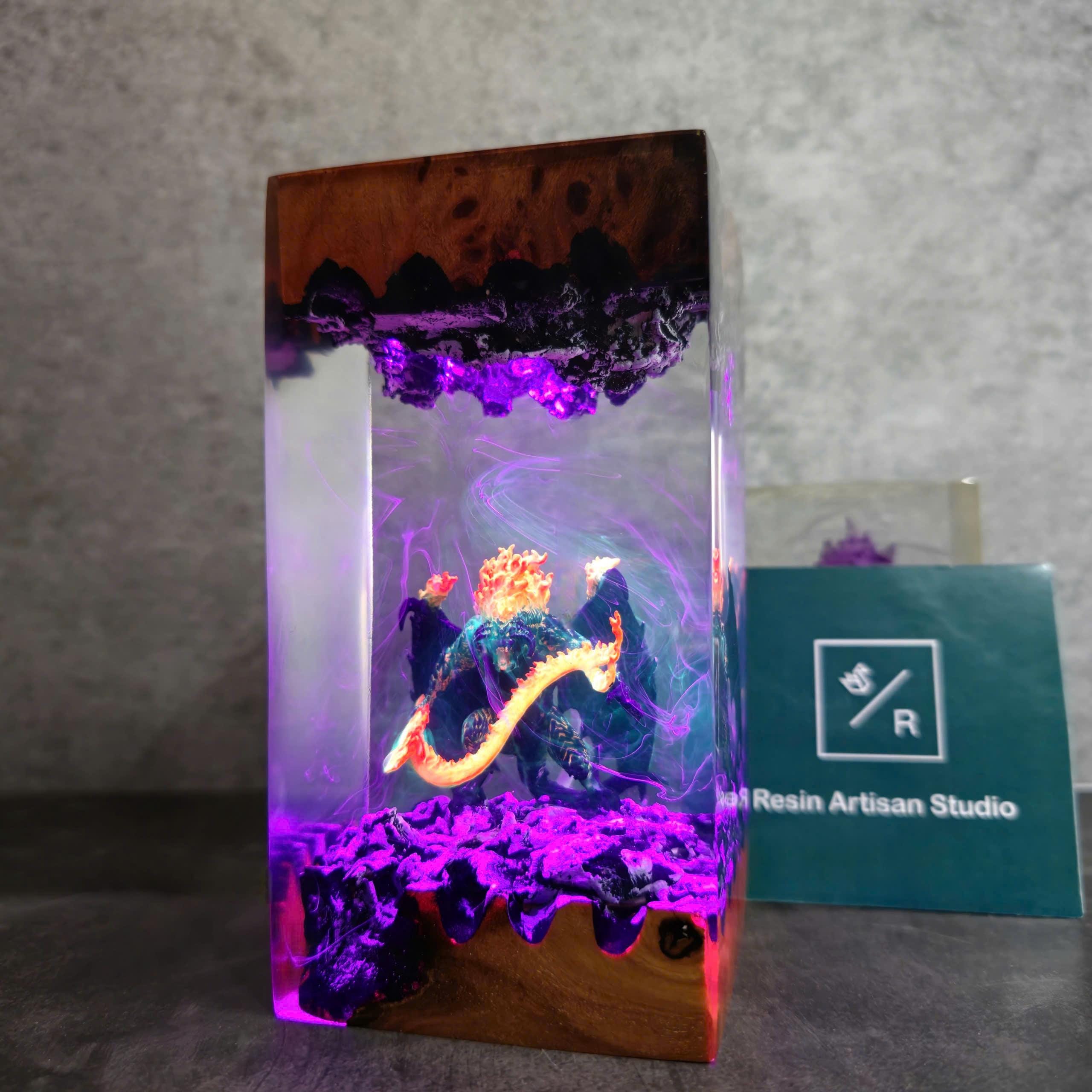 Diorama Bal.rog L.O.T.R Lamp, Gan.dalf Vs Bal.rog, Diorama Resin Lamp ...