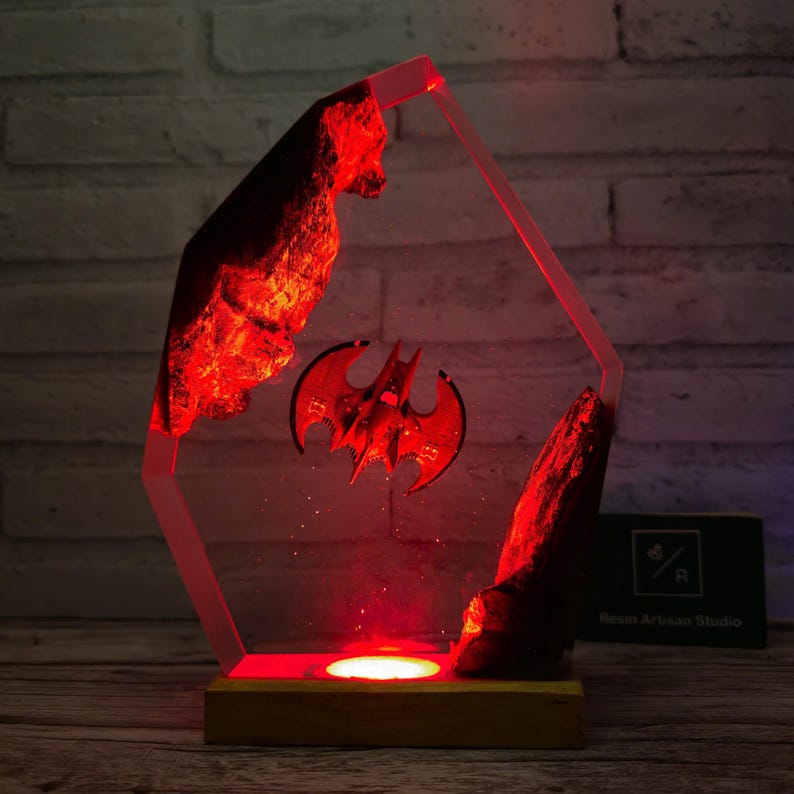 Batwing DC Figure, Batwing Statue, Batwing Model, Resin Lamp, Wood Lamp ...