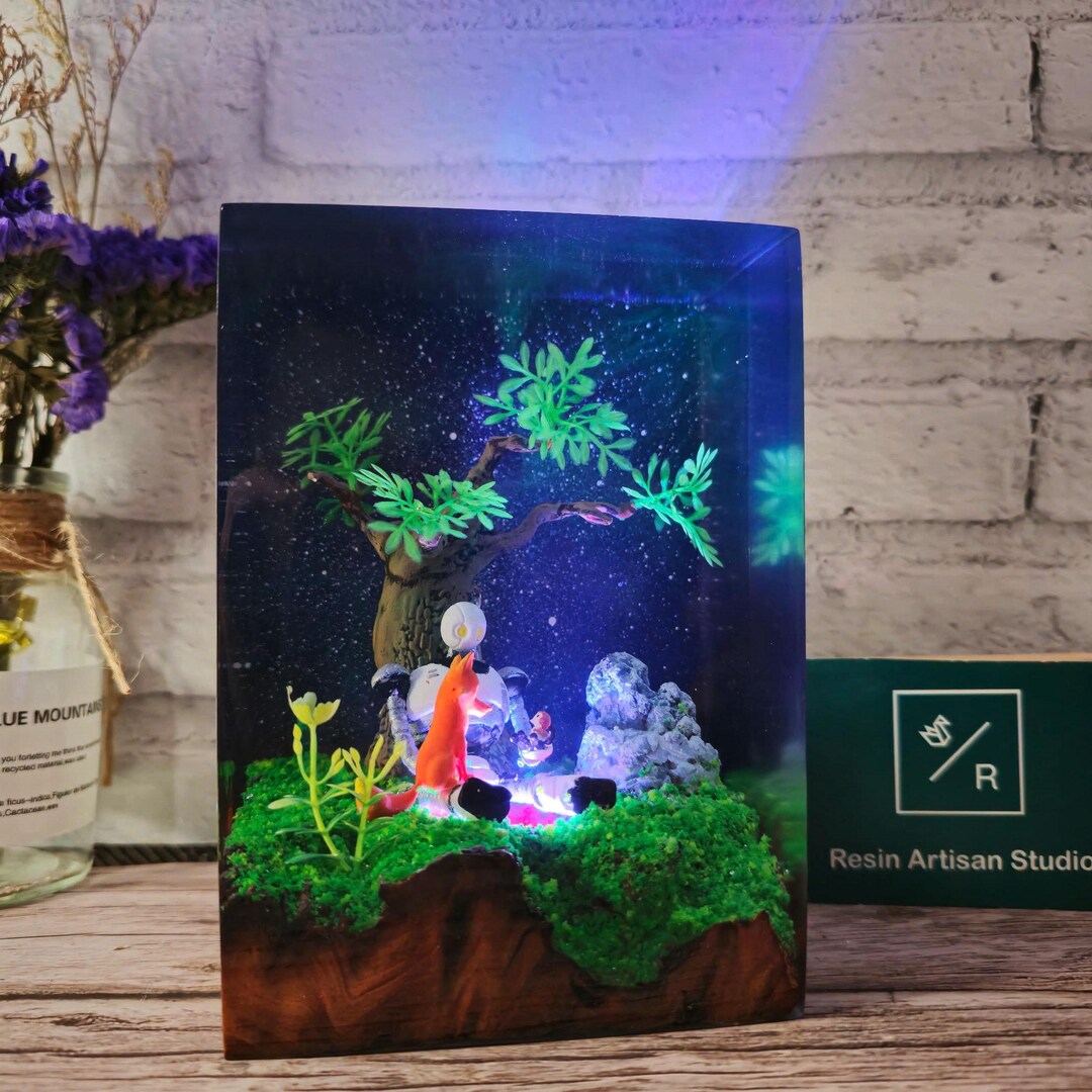 Handmade Famous Cartoon Resin Lamp, the Wil.d Ro.bot, Roz and ...