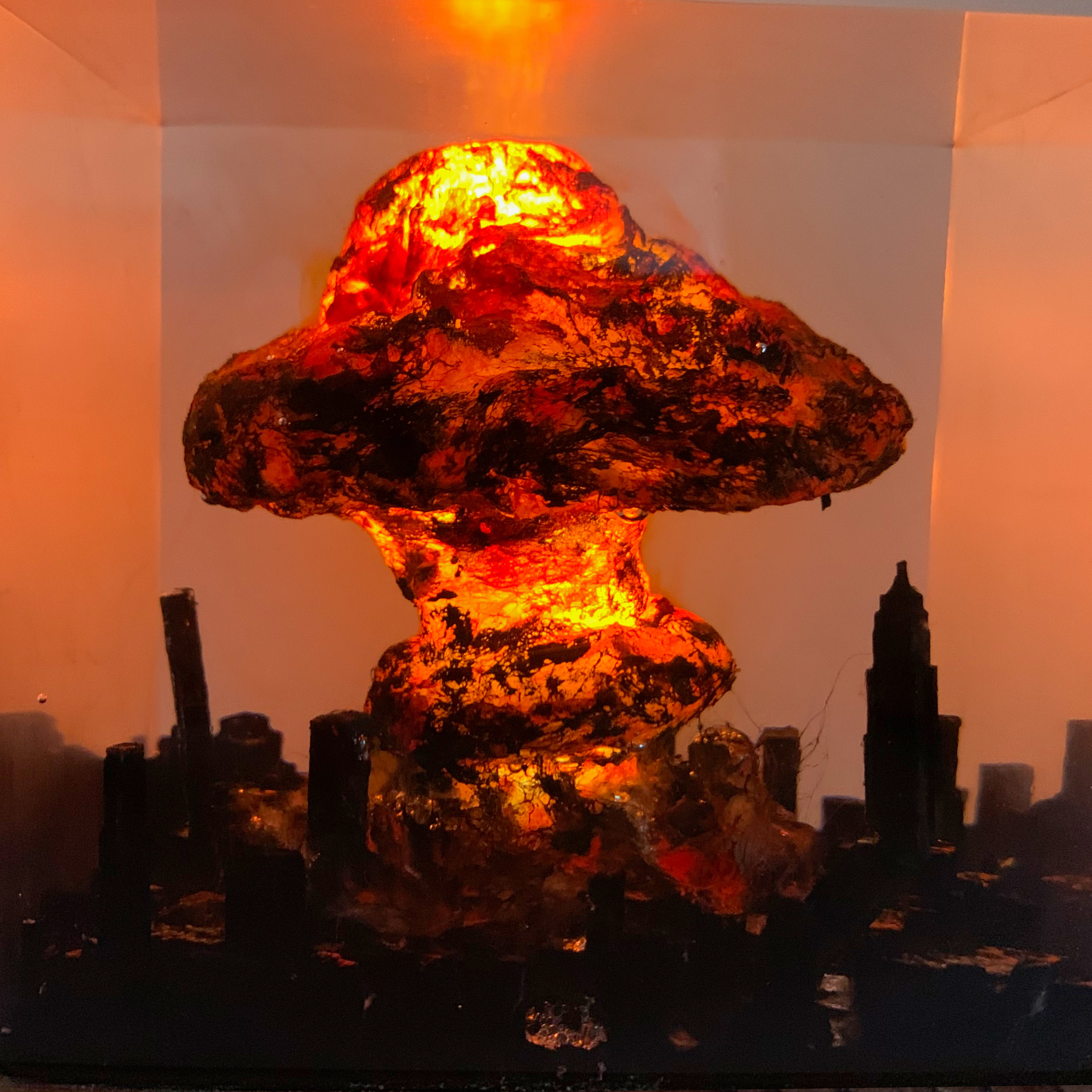 Nuclear Explosion Bomb Diorama Model LIGHT Night Lamp Nuke - Etsy