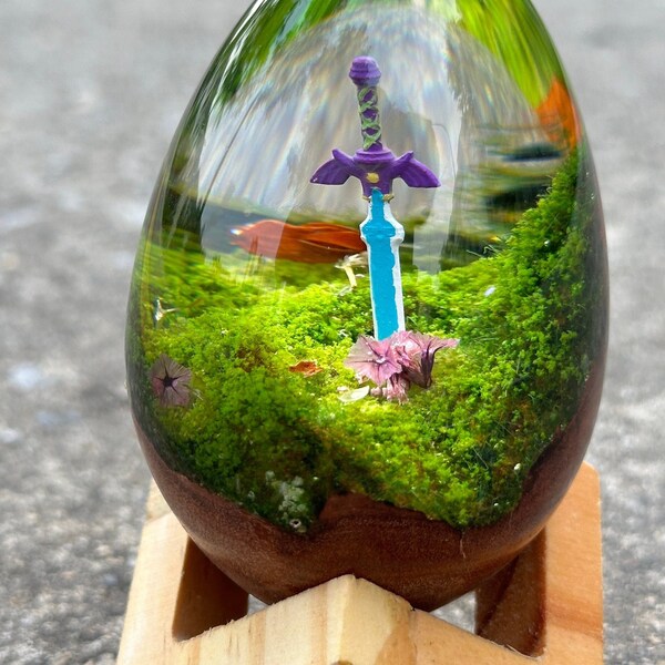 Zelda Master Sword Resin Desk Decor - Etsy