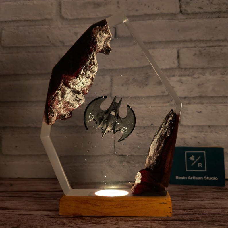 Batwing DC Figure, Batwing Statue, Batwing Model, Resin Lamp, Wood Lamp ...