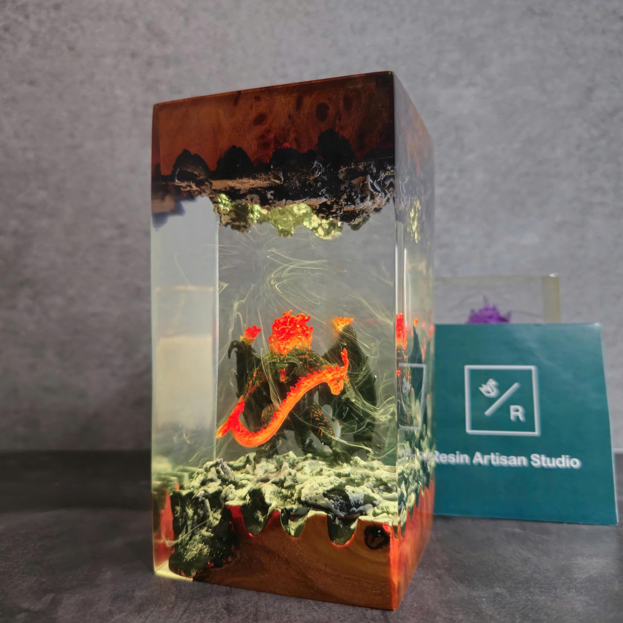 Diorama Bal.rog L.O.T.R Lamp, Gan.dalf Vs Bal.rog, Diorama Resin Lamp ...