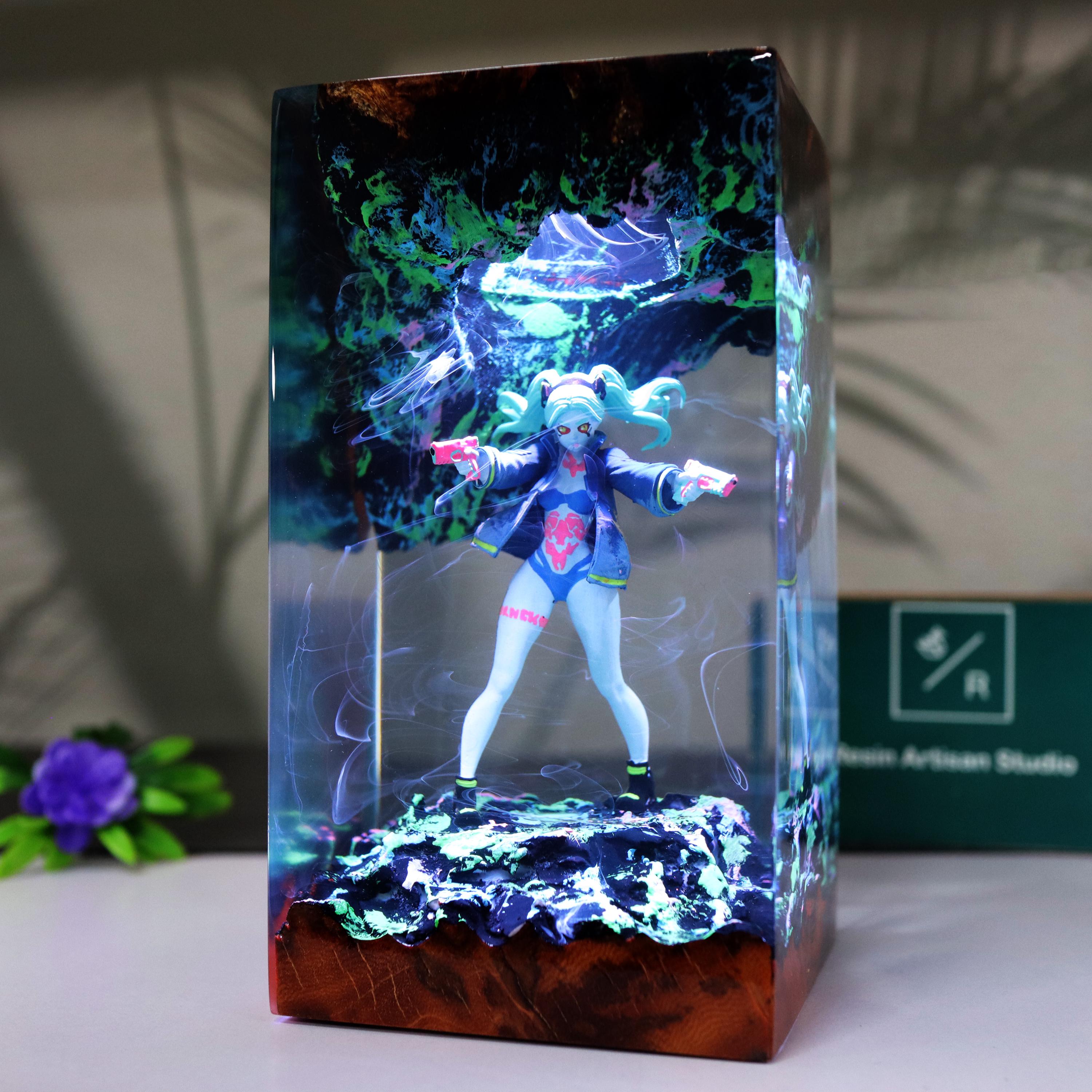 Rebecca Cyber.punk 4 Resin Night Light, Rebecca Figure Lamp Gift for ...
