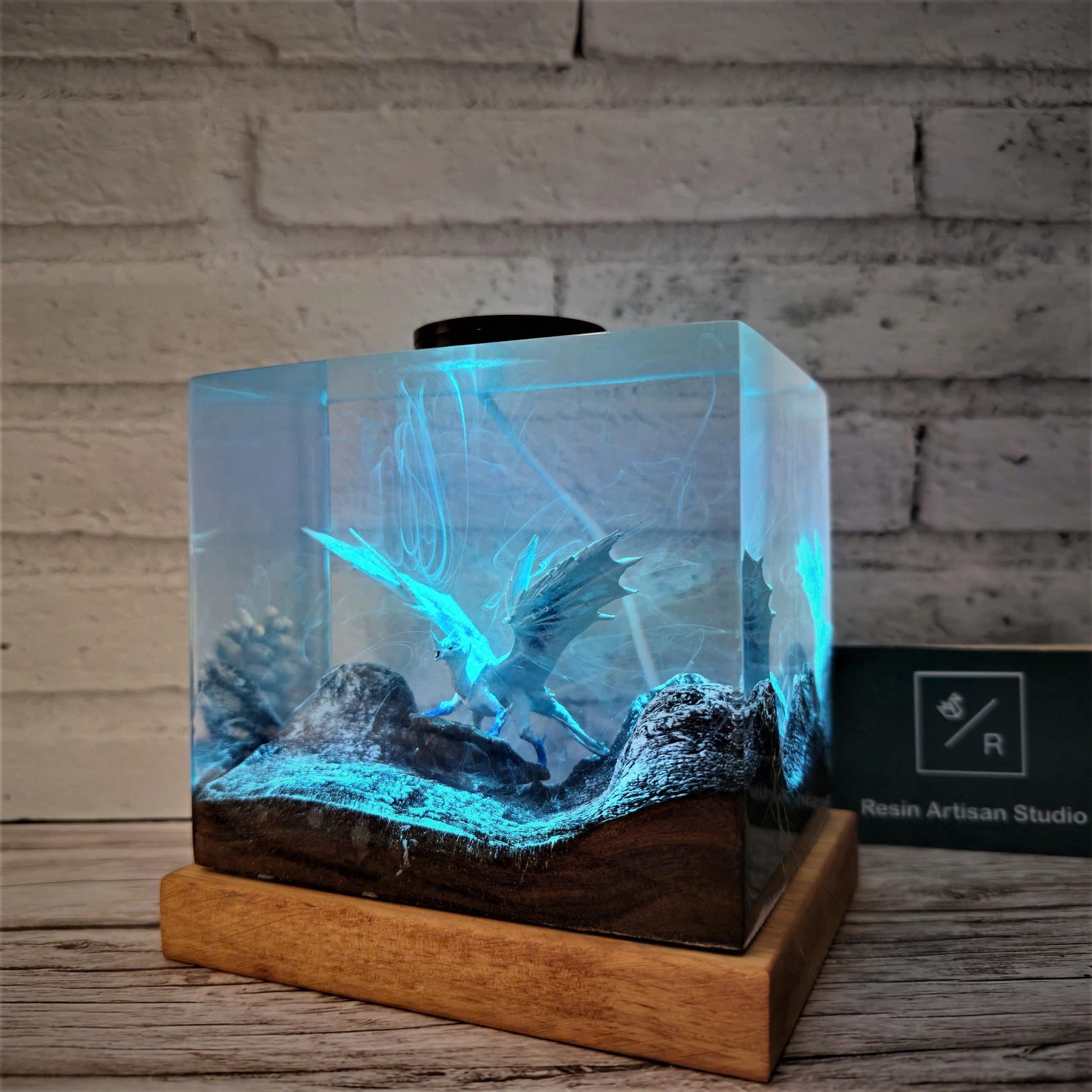 Customer Hunter Monster Lamp, Valentine Gift Ice Dragon, the Iceborne ...