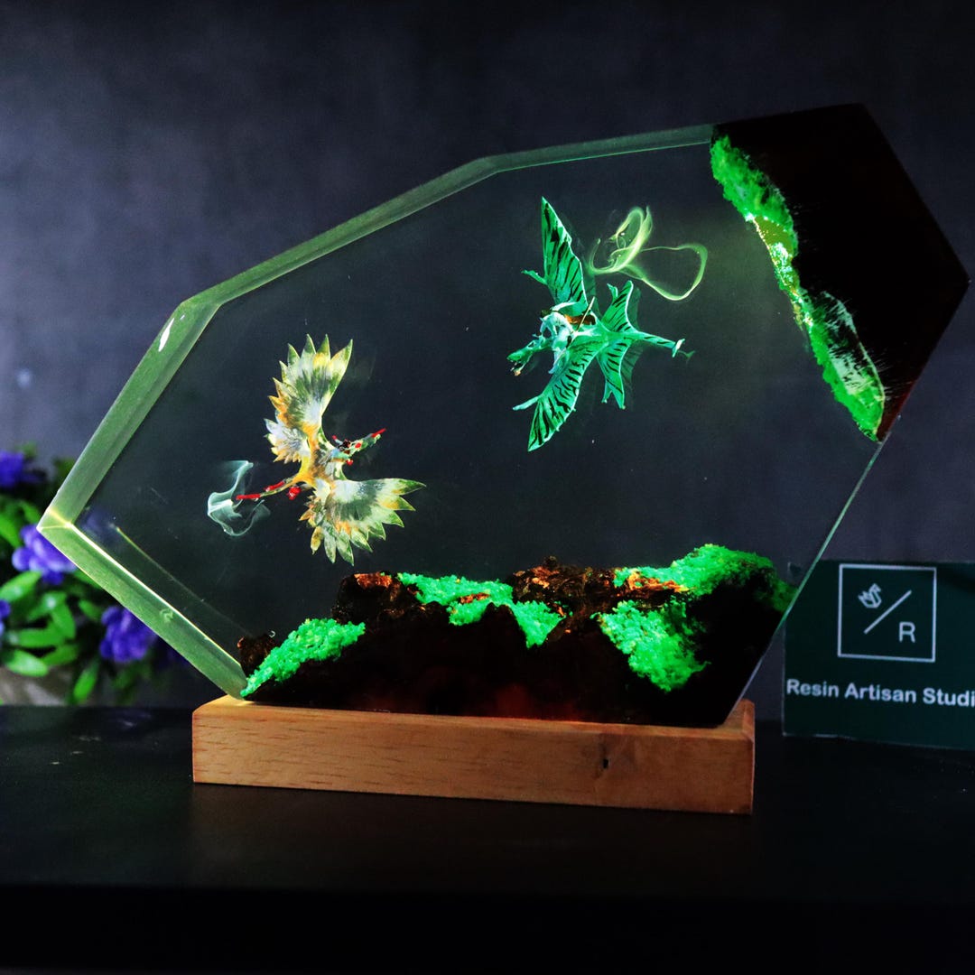 Avatar 3 Ash and Fire Night Light, Ilu Ft Kiri Avatar 3, Resin Lamp ...