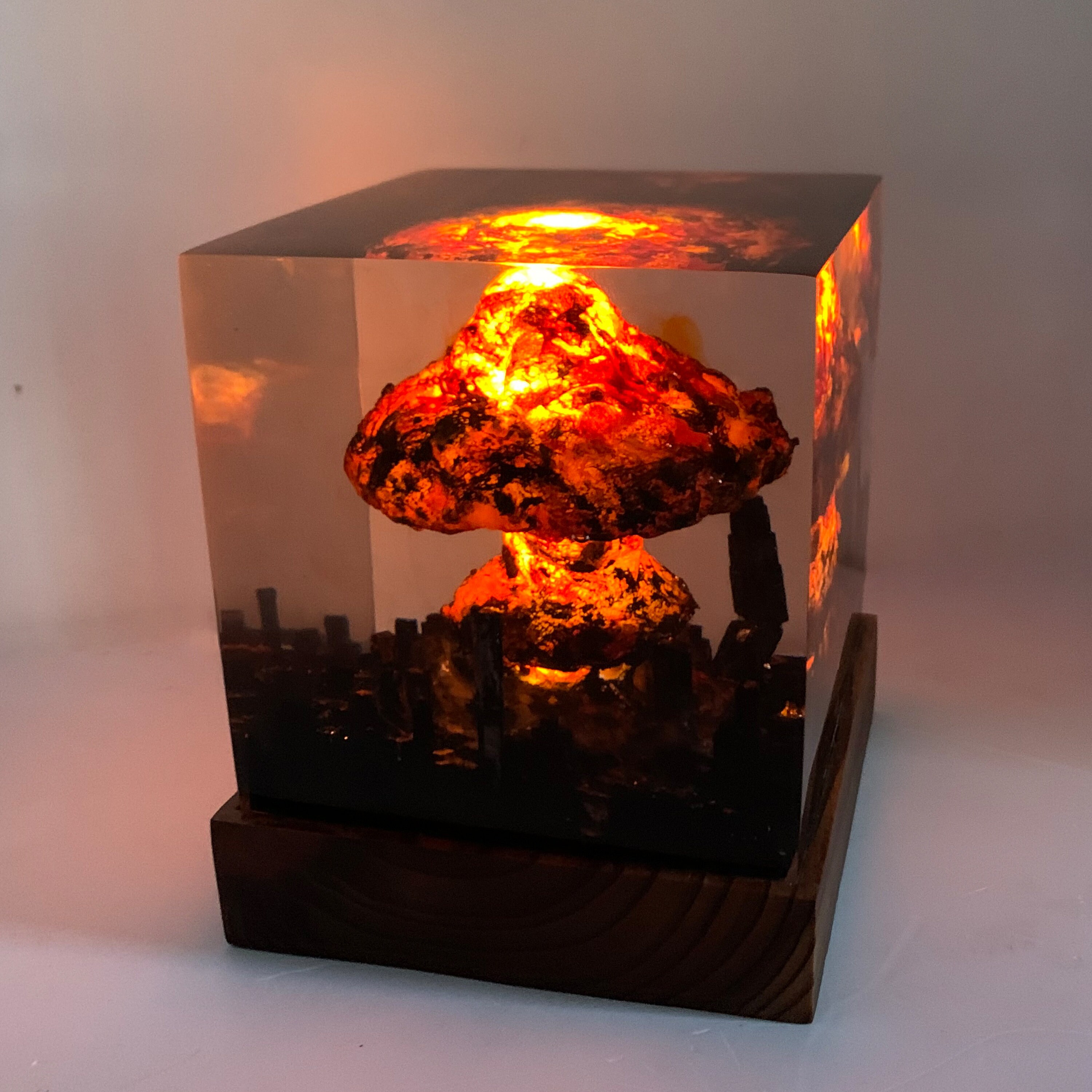 Nuclear Explosion Bomb Diorama Model LIGHT Night Lamp Nuke - Etsy UK