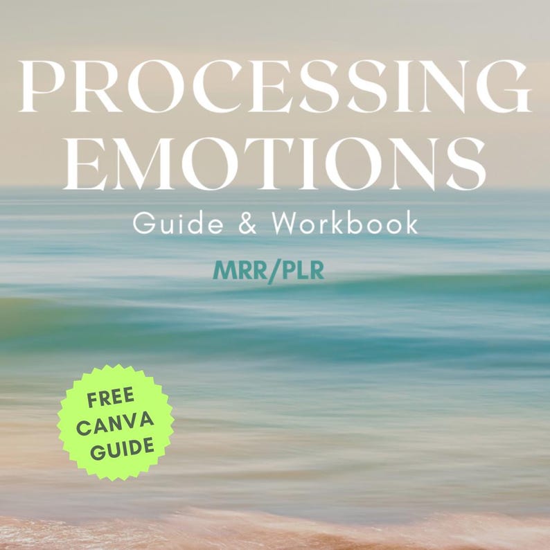 Processing Emotions Guide DFY Emotion Workbook Journal Prompt Self ...