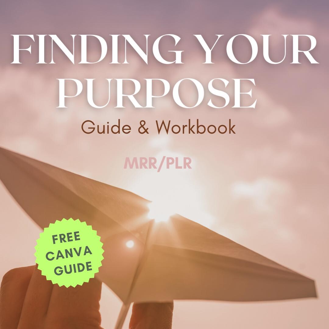 Finding Your Purpose Guide DFY Self Growth Workbook Journal Prompt Self ...