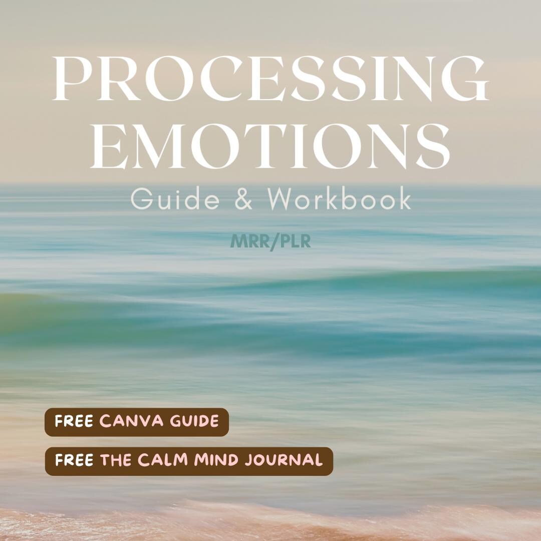 Processing Emotions Guide DFY Emotion Workbook Journal Prompt Self ...