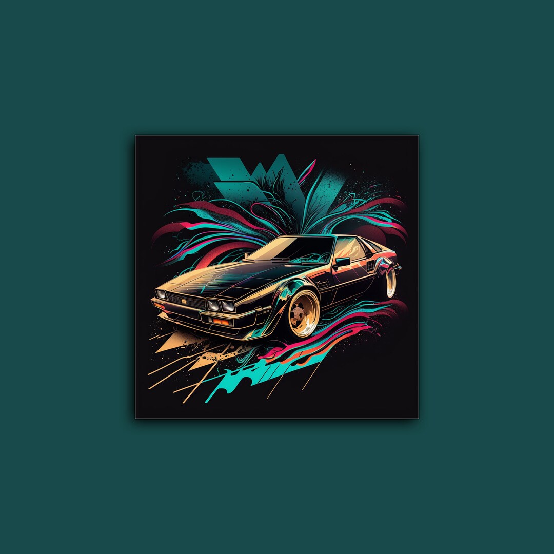 Car Original Digital Art Prints for Home Decor Digital - Etsy