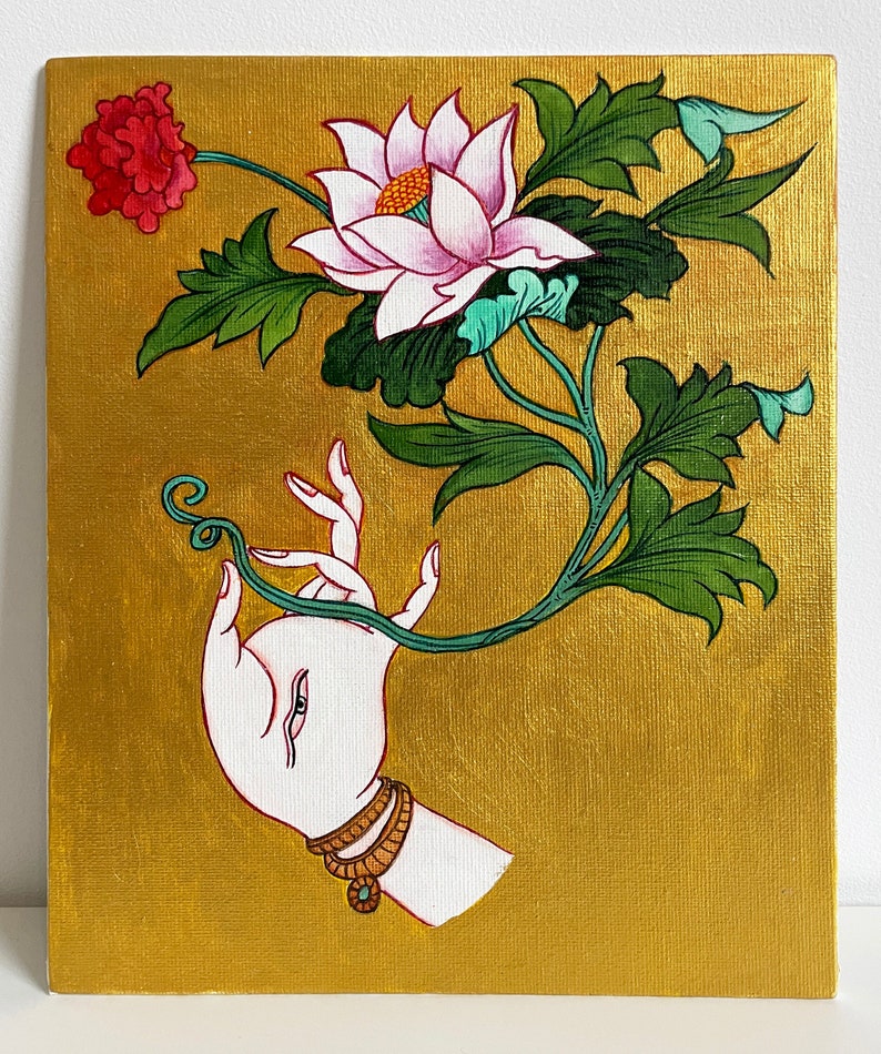 Original Hand Painted Thangka Painting - Shakyamuni Buddha - Etsy