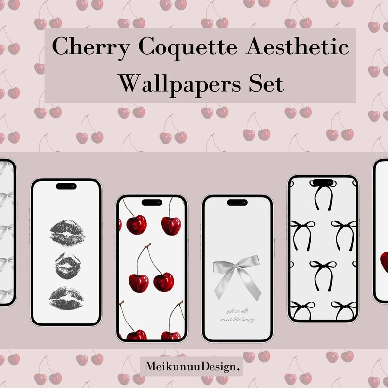 Coquette Aesthetic Wallpaper - Etsy