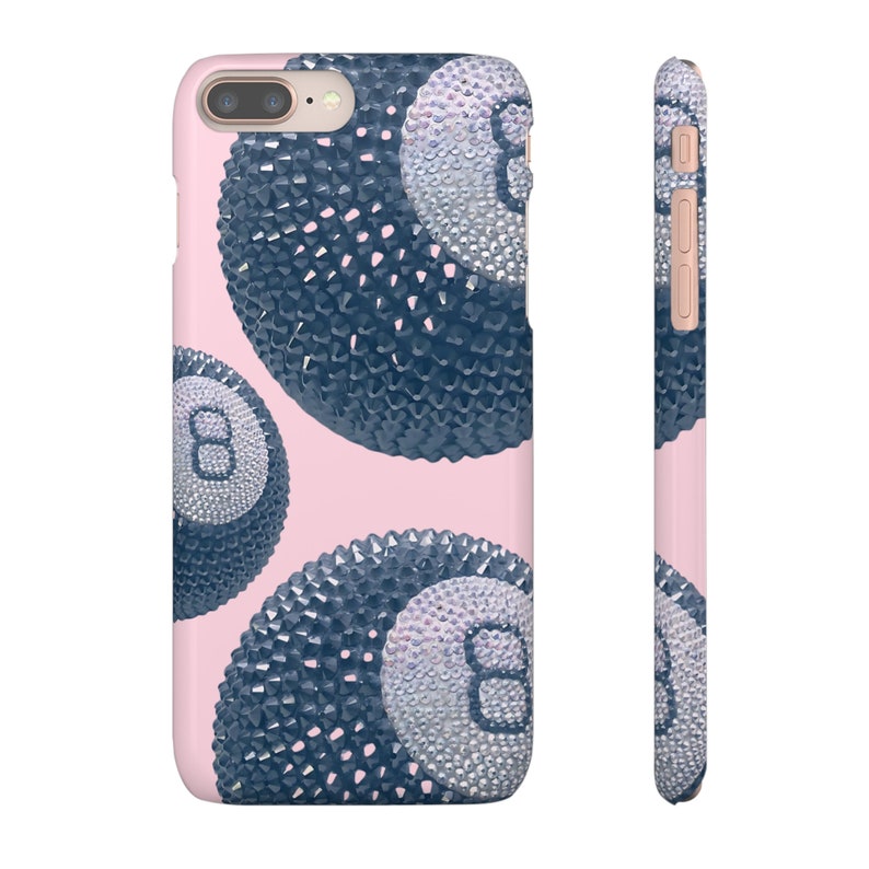 Pink and Blue Eight Ball iPhone Case Aesthetic Phone Case Trendy Phone ...