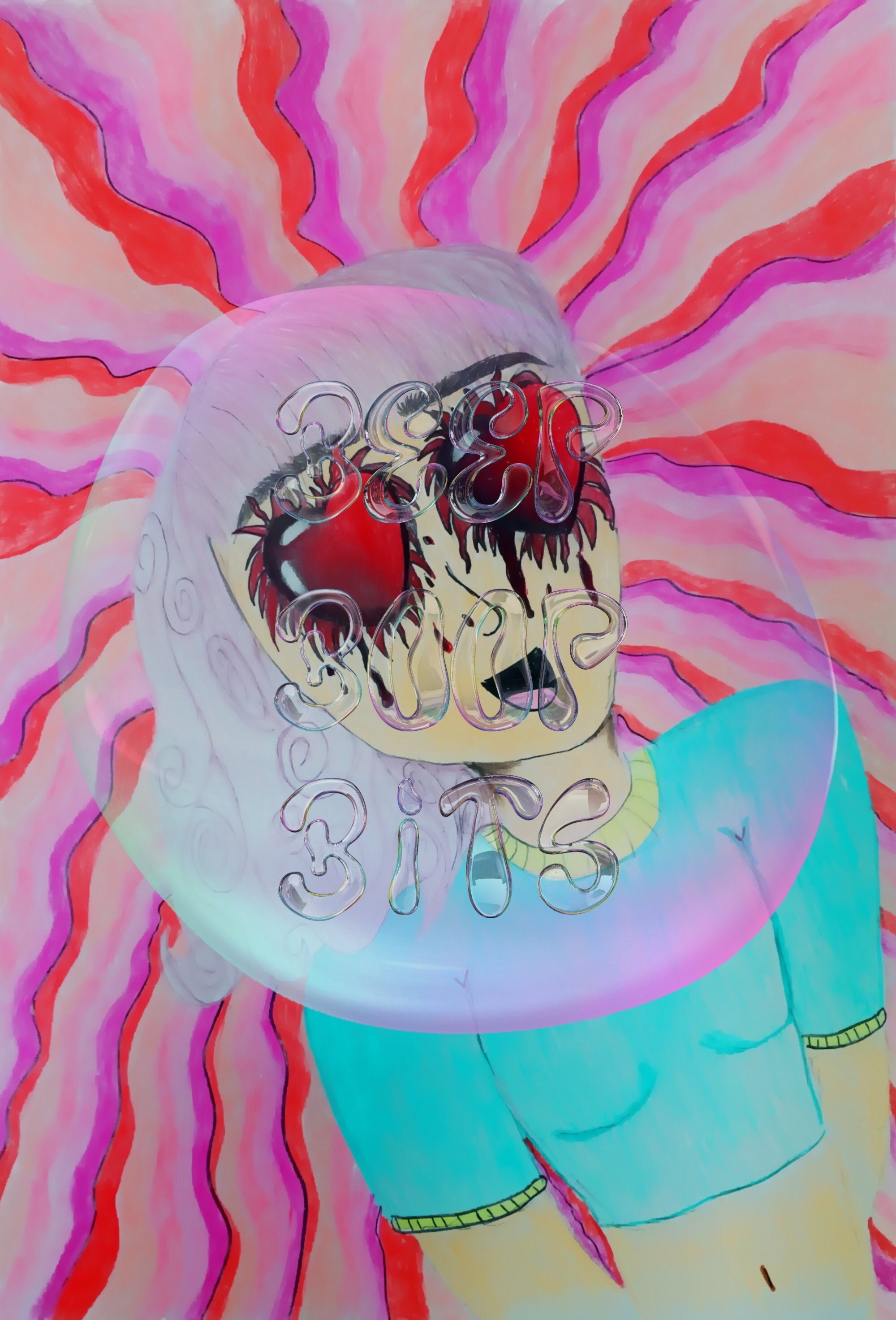 Awooga heartsick Series Digital Art Print, Digital Art, Heart Wingding ...