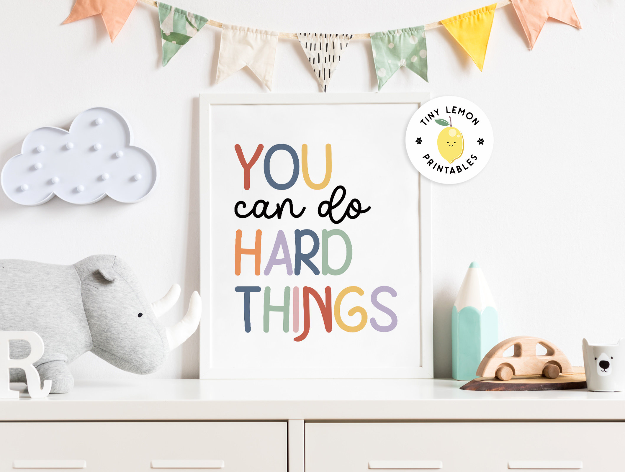 You Can Do Hard Things Poster. Playroom Decor. Classroom Decor ...