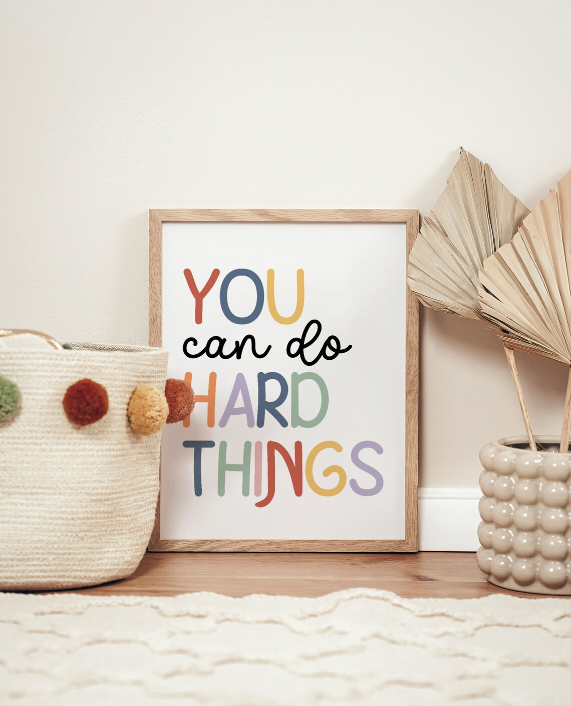 You Can Do Hard Things Poster. Playroom Decor. Classroom Decor ...