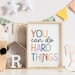 You Can Do Hard Things Poster. Playroom Decor. Classroom Decor ...