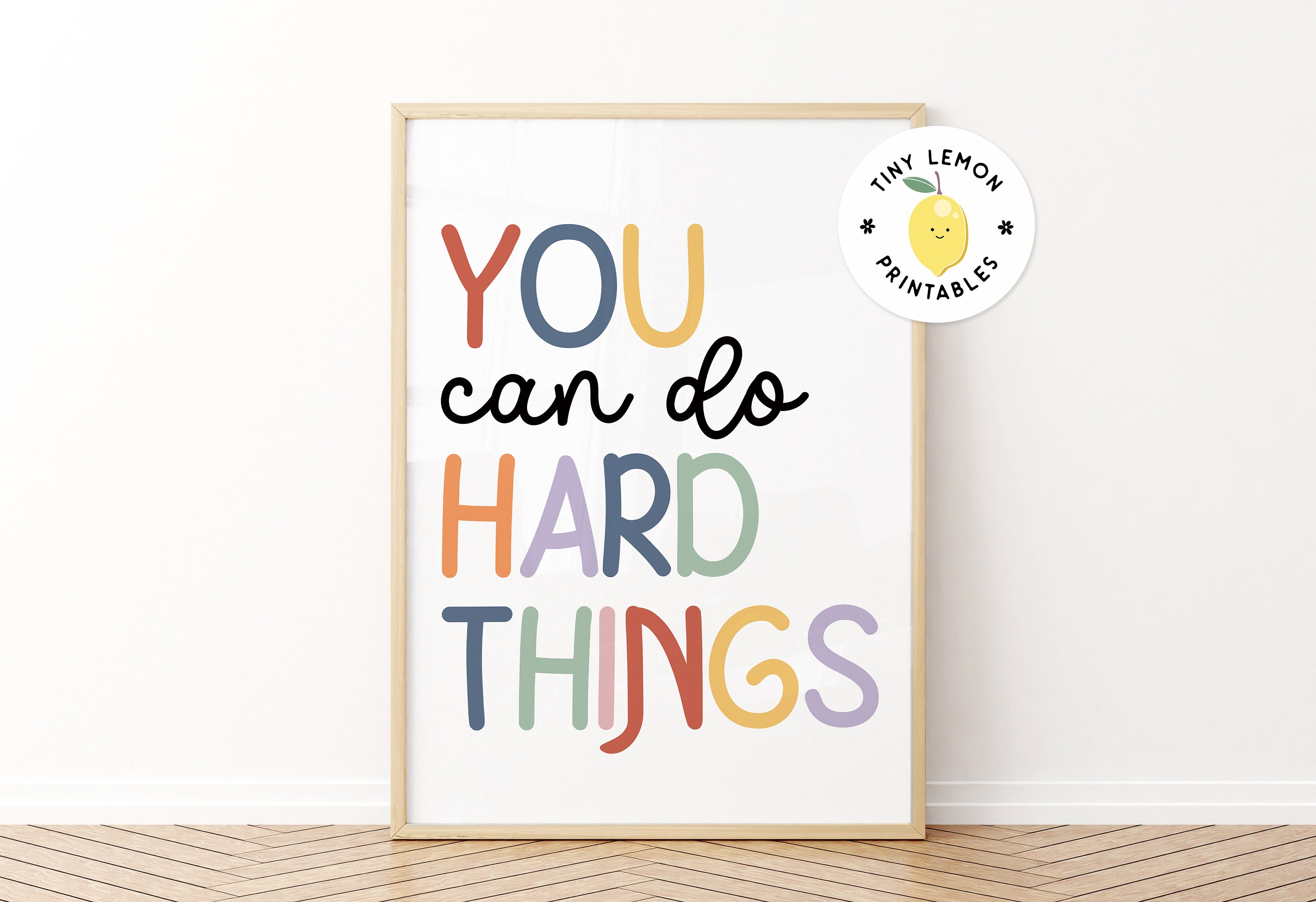 You Can Do Hard Things Poster. Playroom Decor. Classroom Decor ...