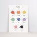 Colors Educational Poster. Colors Clasroom Poster. Preschool Learning ...