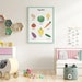 Vegetables Educational Poster. Learnig Vegetables Poster. Preschool ...